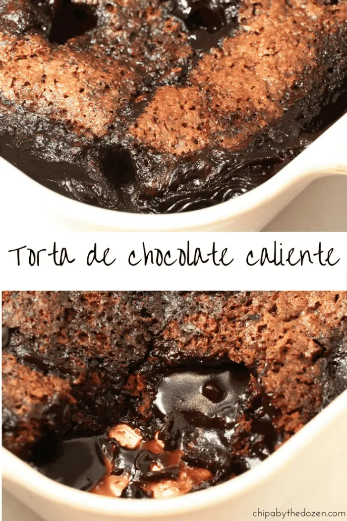 Torta de chocolate caliente - Chipa by the Dozen