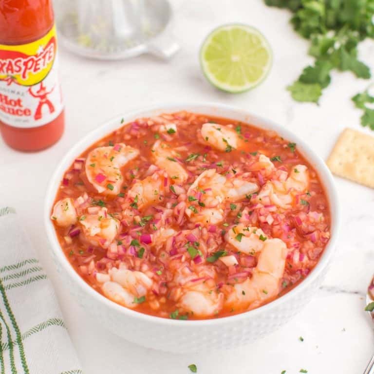 Ceviche de Camarón - Chipa by the Dozen