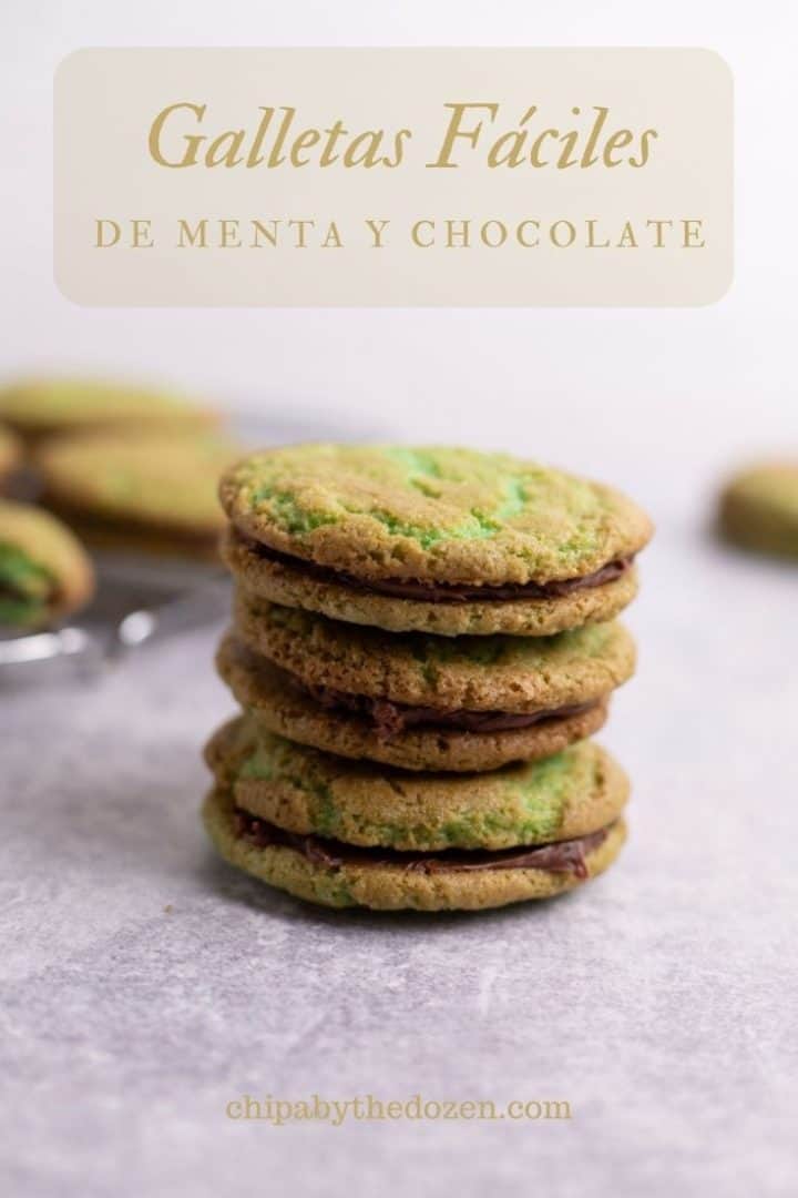 Galletas Fáciles de Menta y Chocolate - Chipa by the Dozen